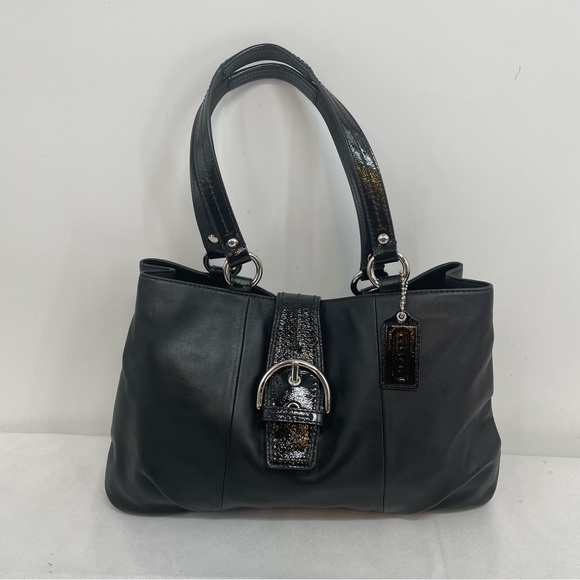 Coach | Bags | Coach Soho Black Shoulder Leather Bag F9248 | Poshmark